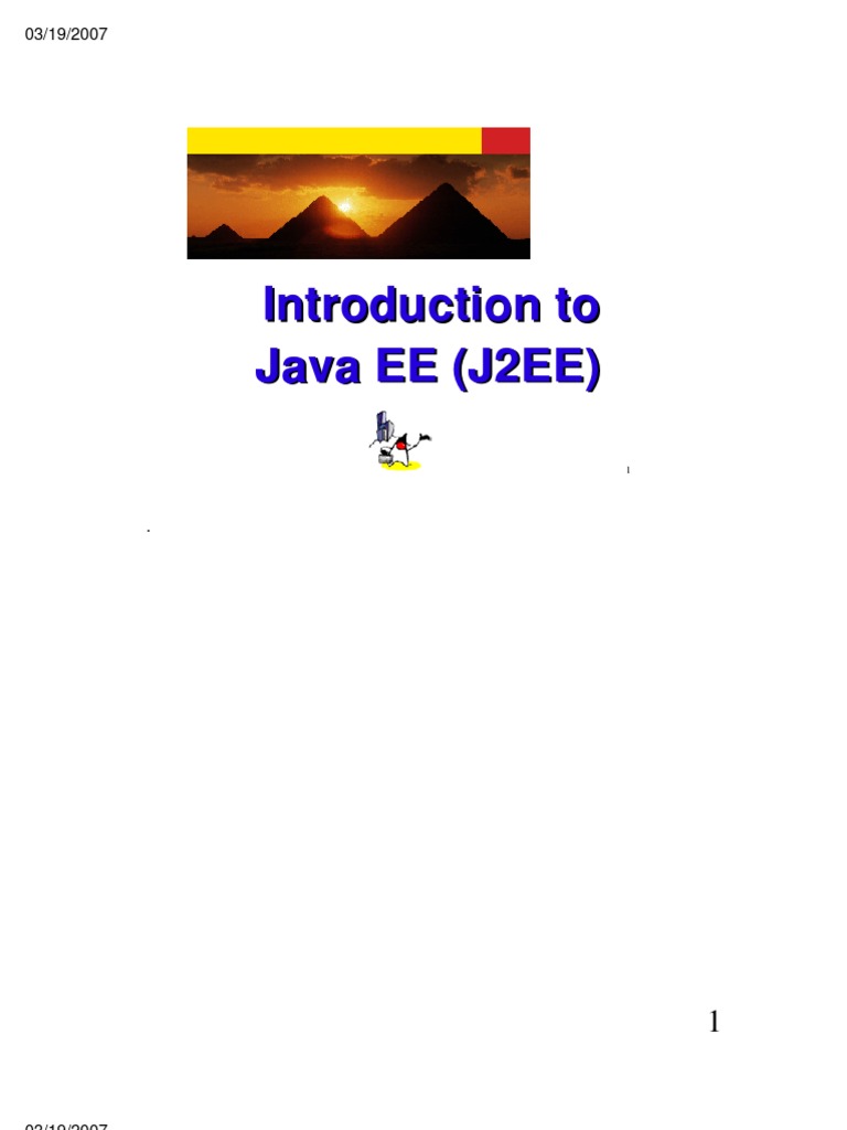 J2EE Overview | PDF