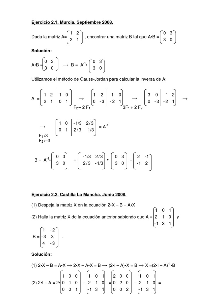 Ejercicios de Pau de Matrices | PDF | Física teórica | Análisis funcional