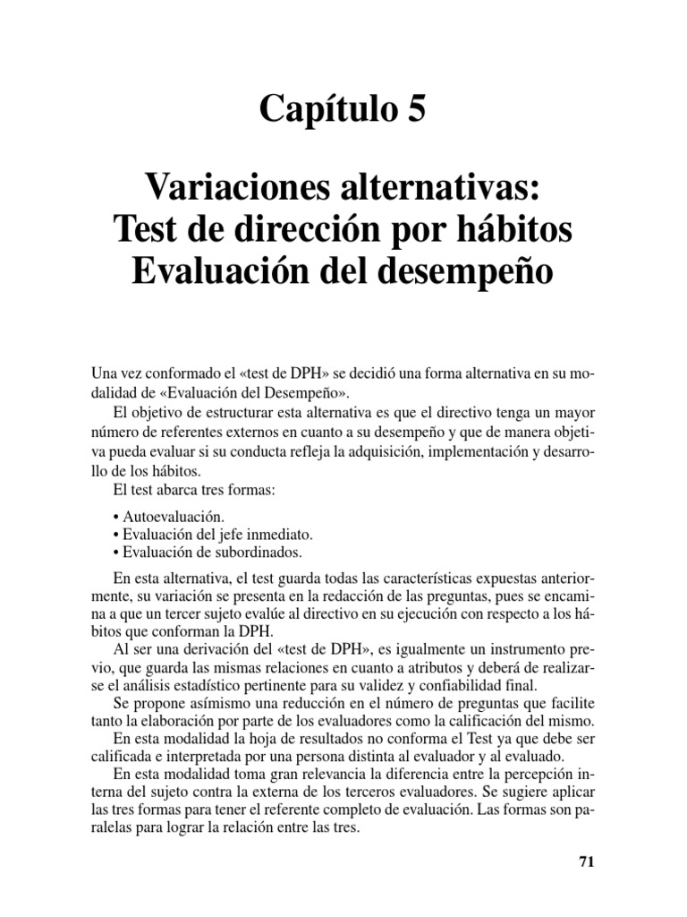 CAP05 | PDF | Evaluación | Validez (Estadísticas)