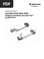 Meritor Axle & Brake Service Manual | PDF | Axle | Bearing (Mechanical)