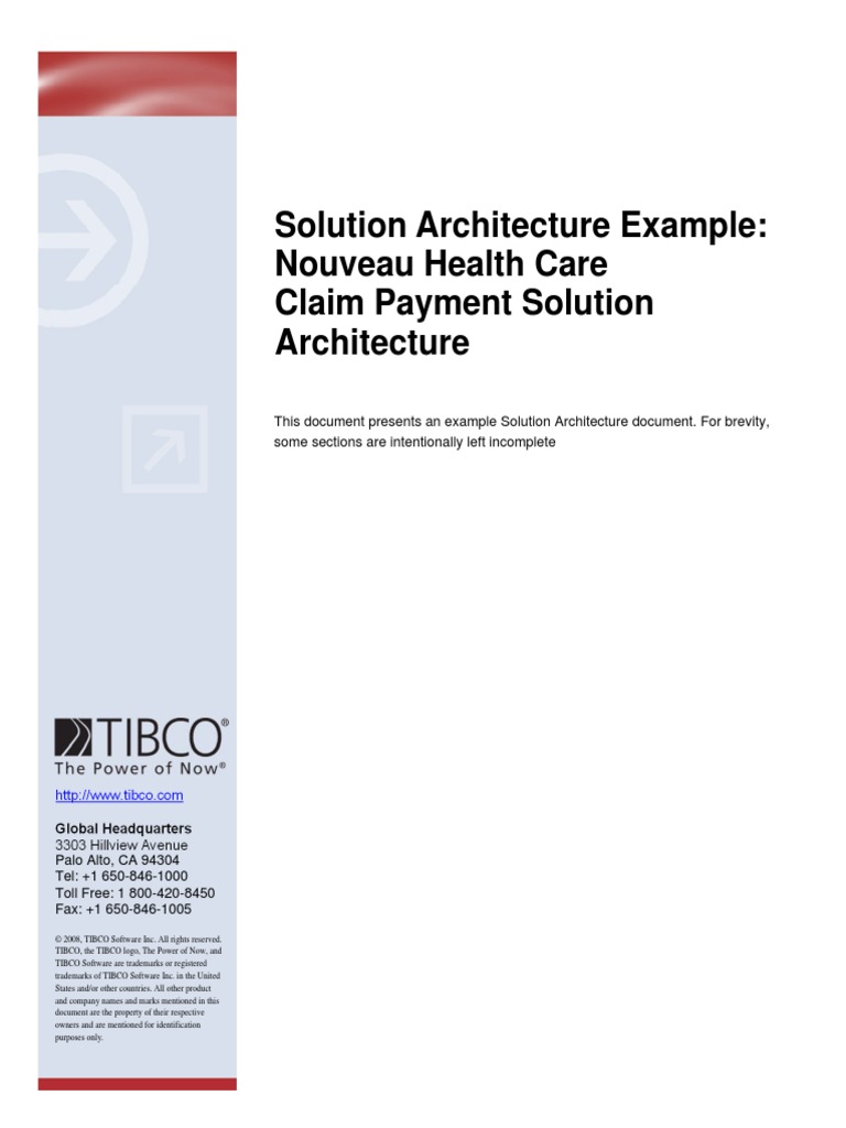 Solution Architecture Example | PDF | Health Insurance Portability And ...