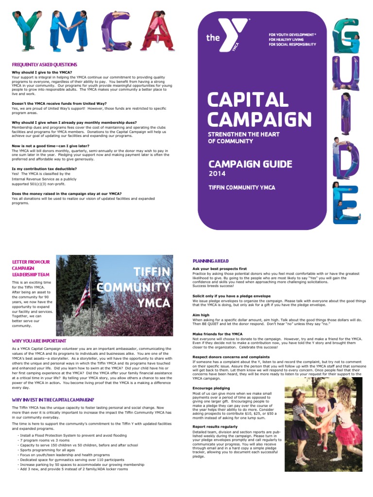 Campaign Guide Final | PDF | Ymca | Fundraising