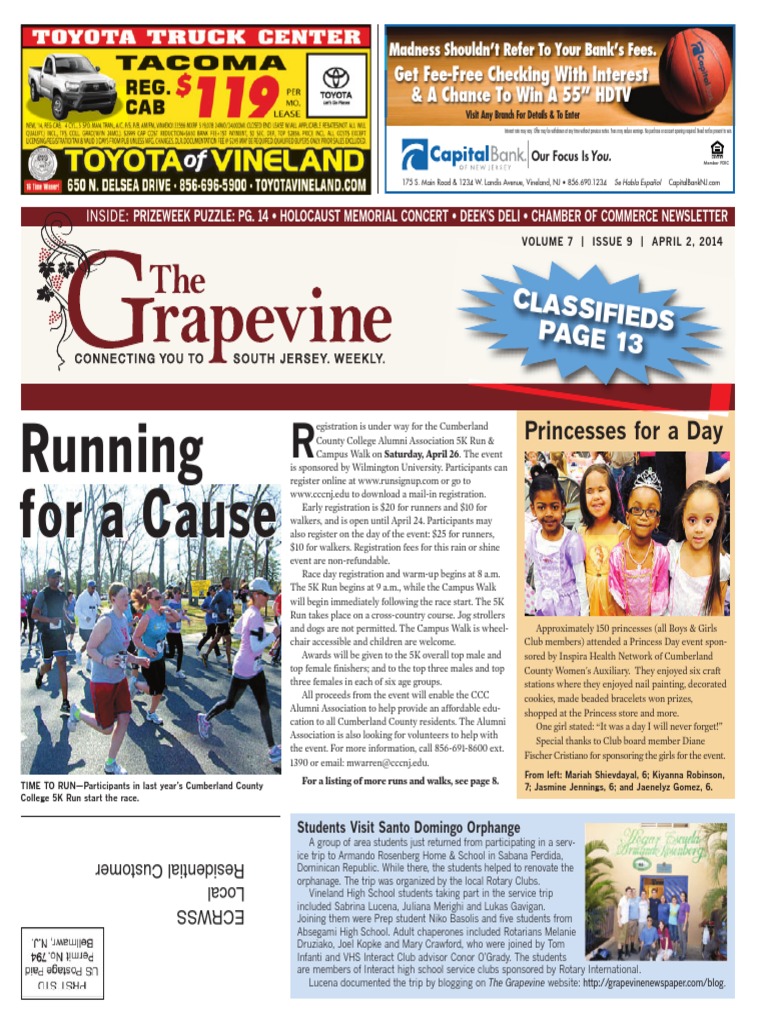 The Grapevine, April 2, 2014 | PDF