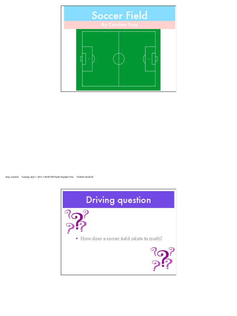 soccer field geometry math | Association Football | Physics & Mathematics