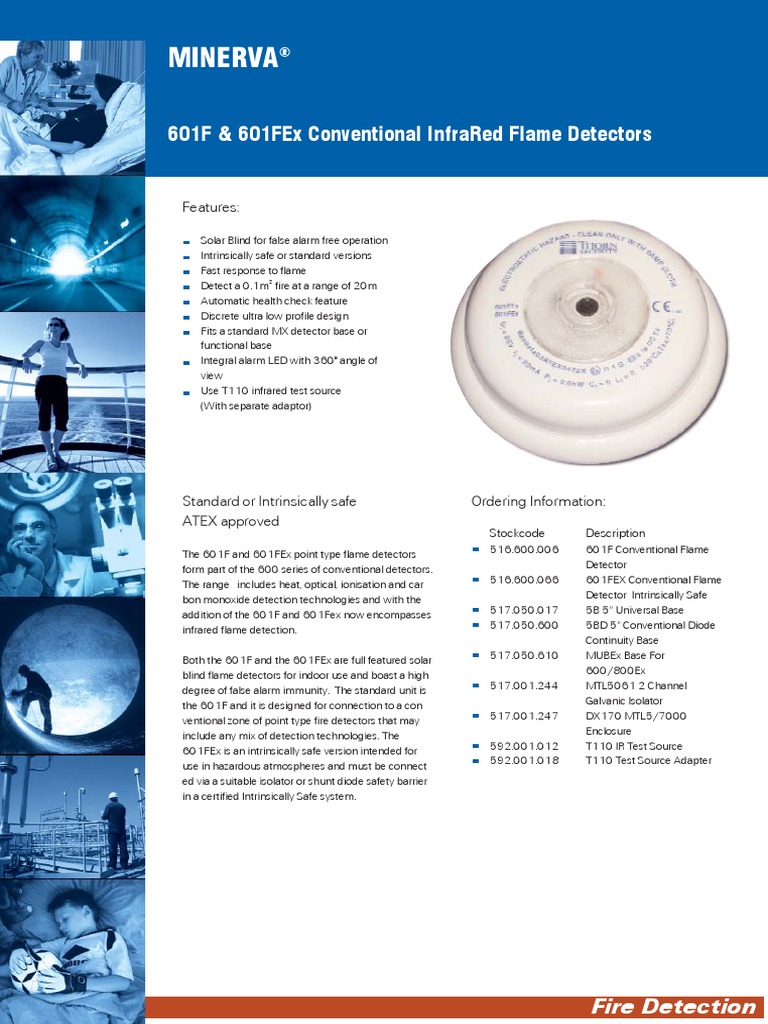 601F 601F-EX Conv Flame Det | PDF | Infrared | Relative Humidity