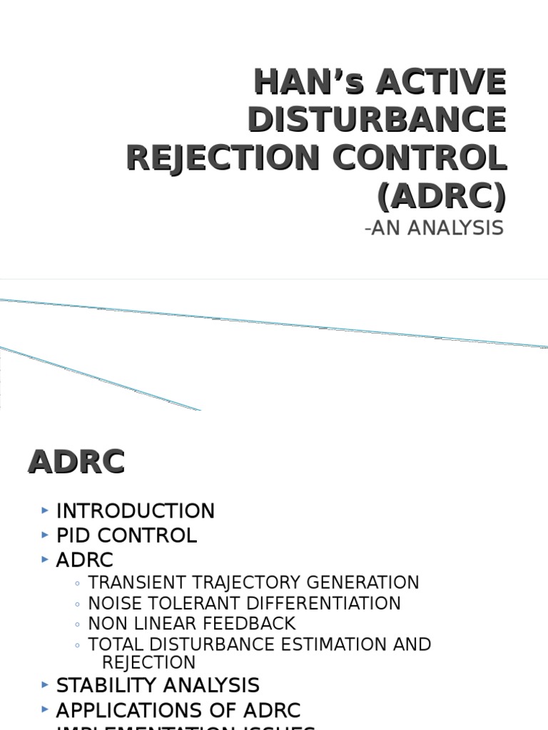Active Disturbance Rejection Control | PDF | Control Theory | Laplace ...