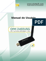 Manual de Instalação Antena USB 1210 | PDF | Protocolos da internet | USB