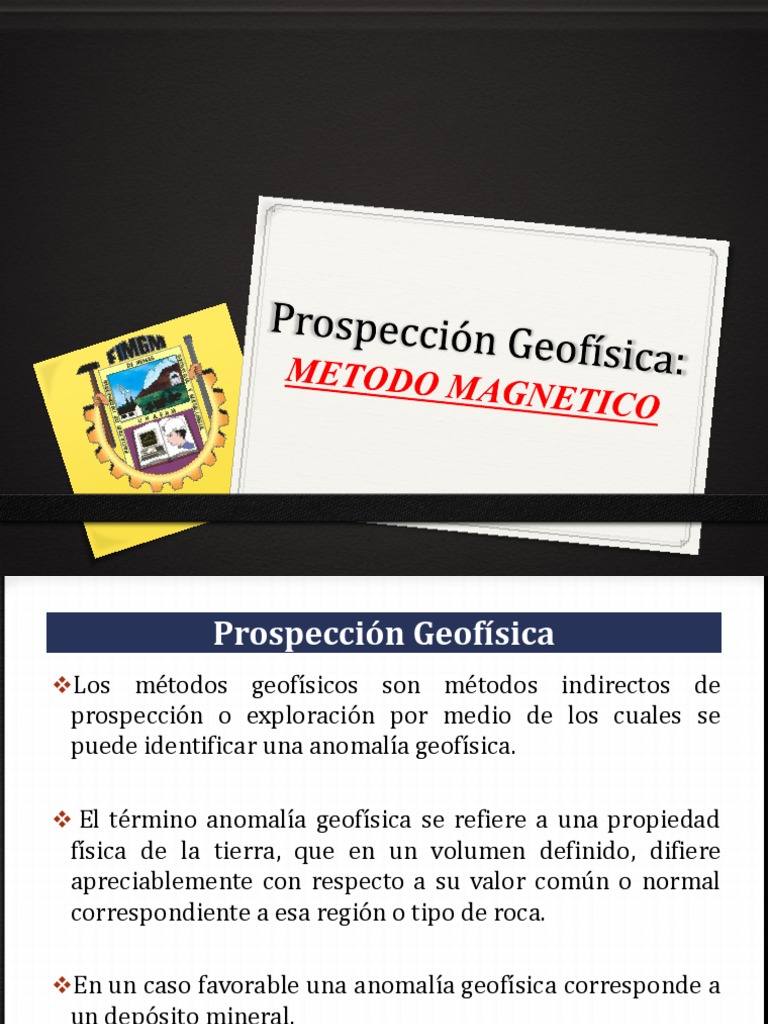 Metodo Magnetico | PDF | Campo magnético de la tierra | Campo magnético