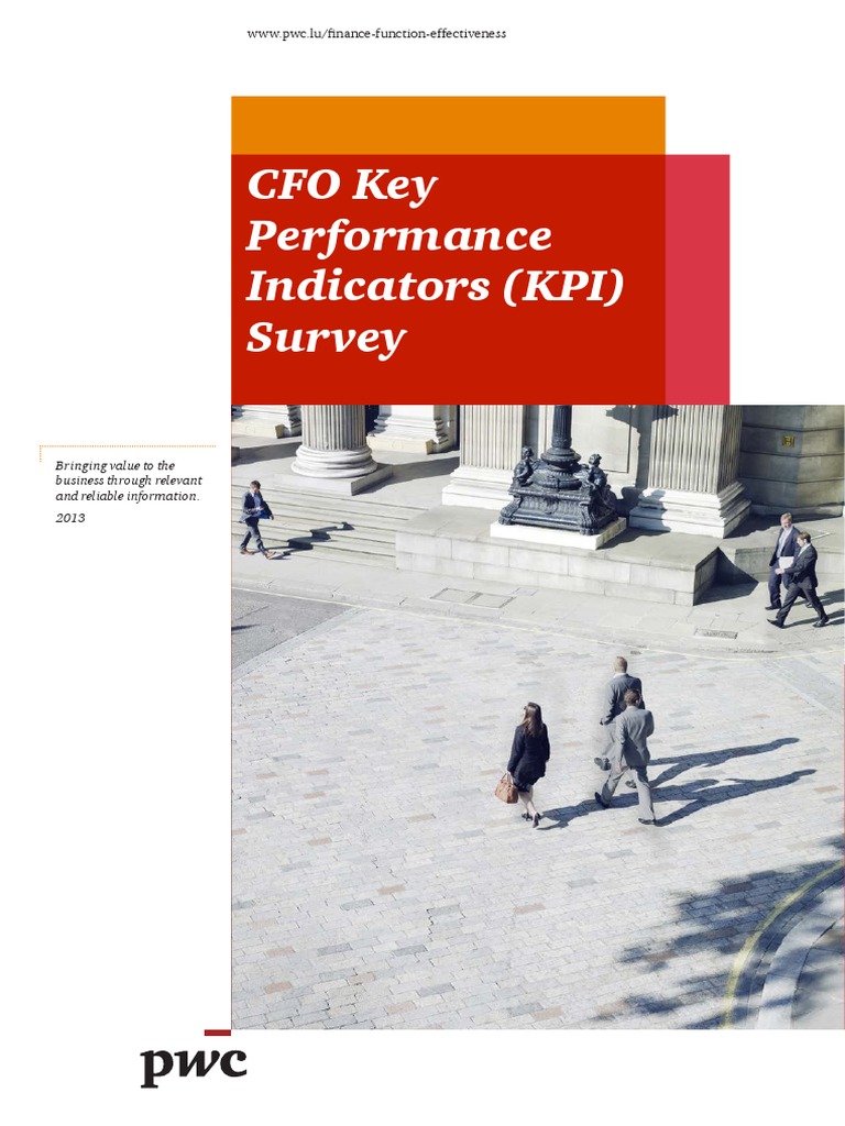 PWC Cfo Kpi Survey 2013 PDF | PDF | Chief Financial Officer ...