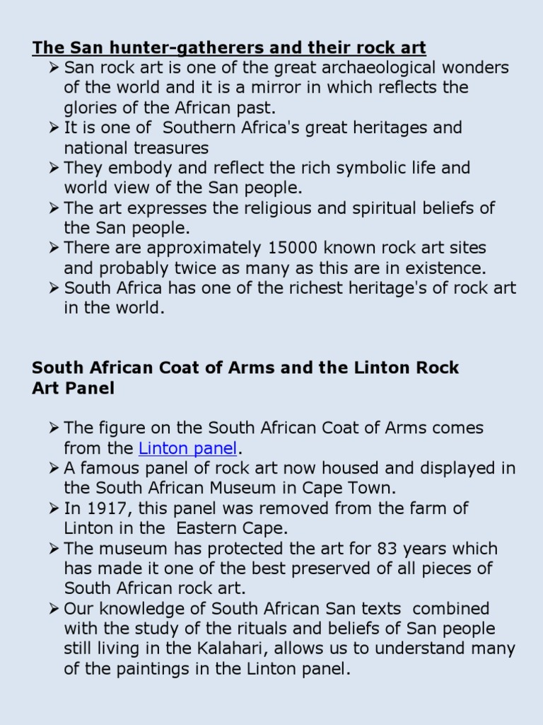 3 San Rock Art | PDF | Rock Art | South Africa