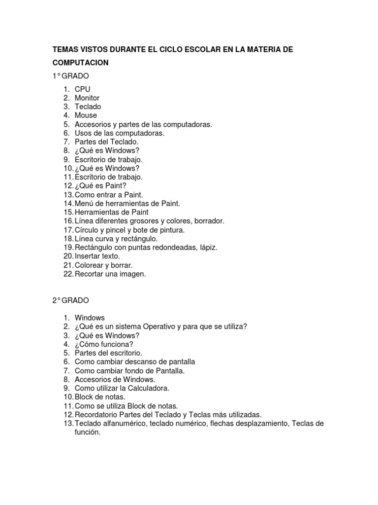 Temas Computacion | Teclado | Informática