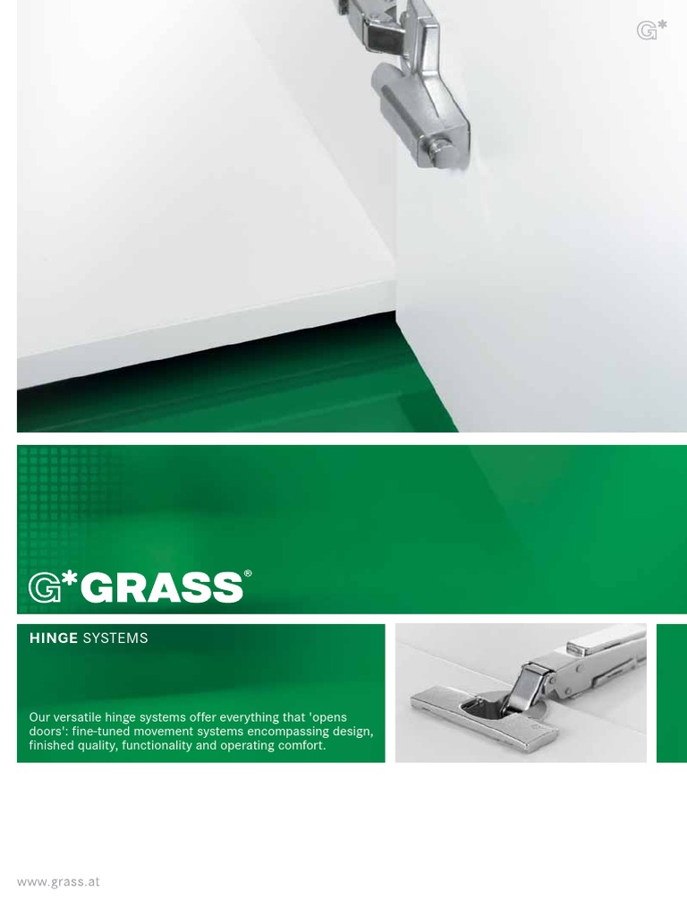 Grass Hinge Systems Overview | PDF | Door | Cabinetry