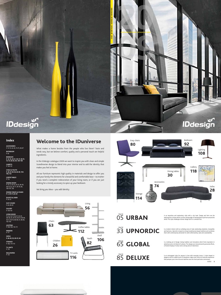 Iddesign Catalogue 09 | PDF | Bedding | Chair