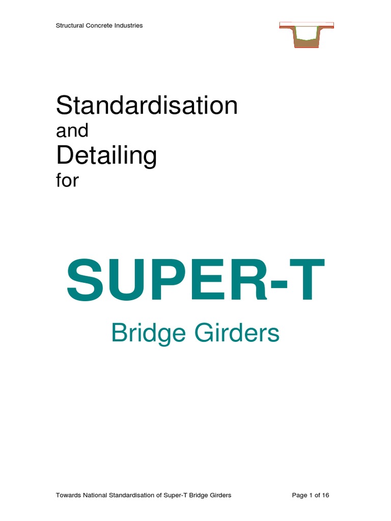 Super T Standards | PDF | Prestressed Concrete | Precast Concrete