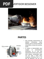 Proceso Bessemer en la producción de acero | PDF | Arrabio | Fundición