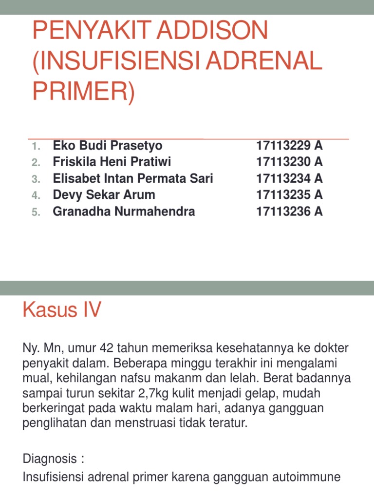 Penyakit Addison | PDF