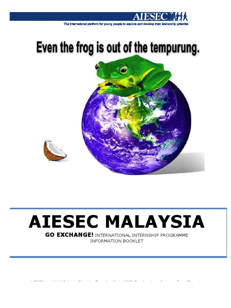AIESEC Malaysia GEP Booklet | PDF | Career & Growth
