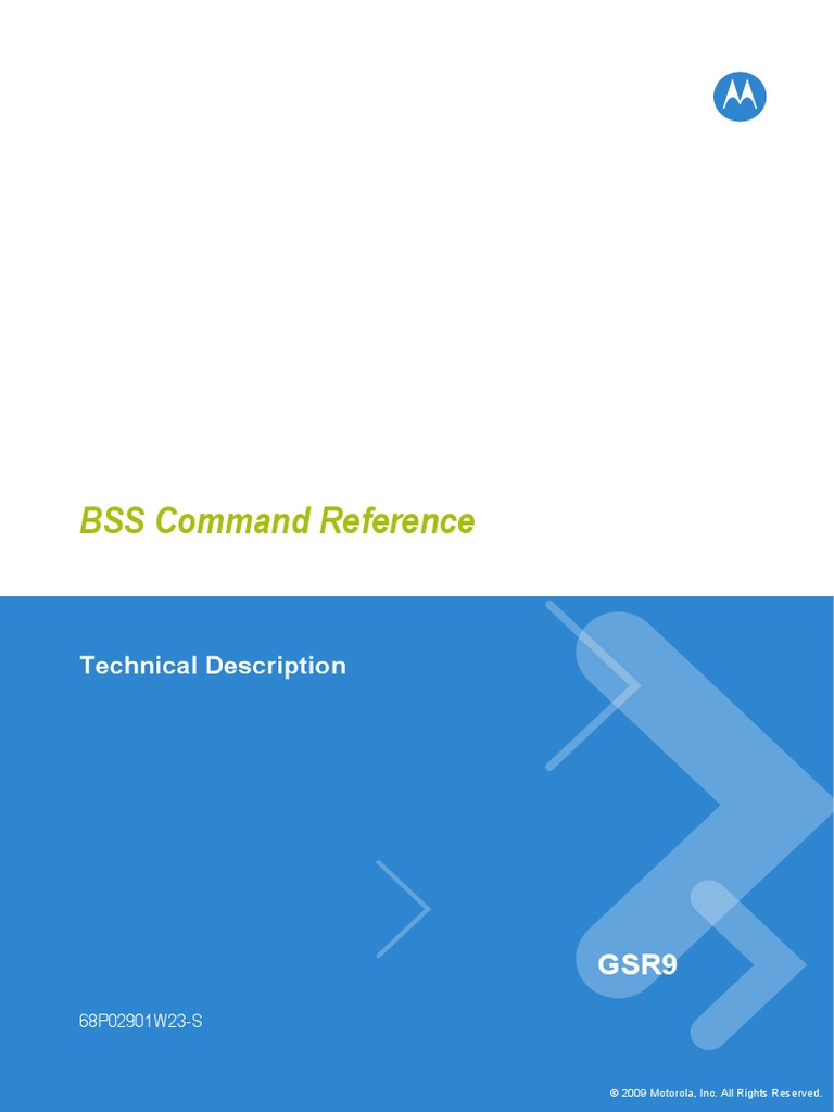 Motorola Bss Command Reference | PDF | License | Copyright