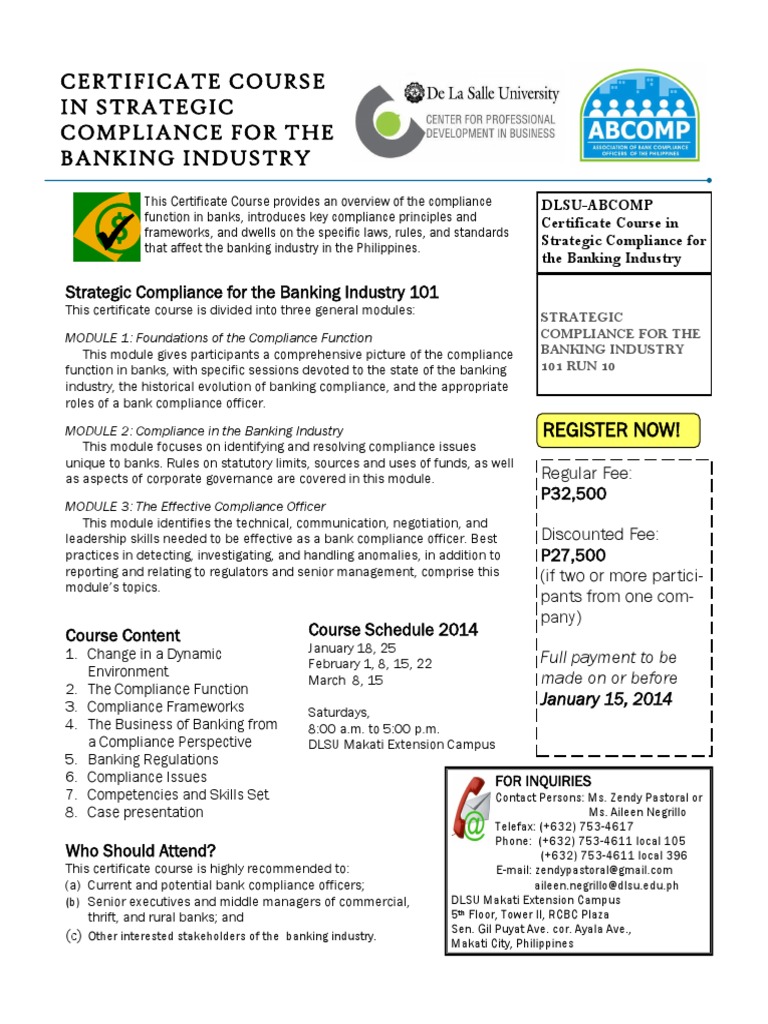 Run 10 SCBI Flyer | PDF | Regulatory Compliance | Makati