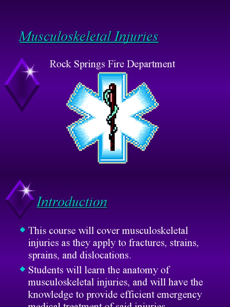 Musculoskeletal Injuries | PDF | Human Musculoskeletal System ...