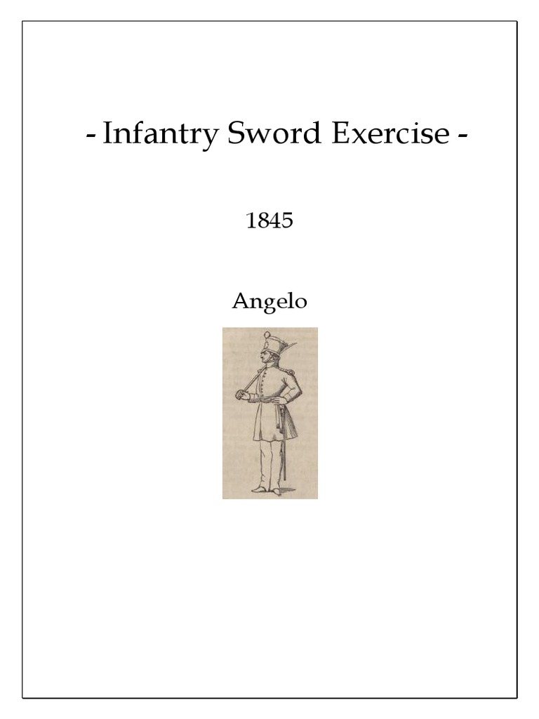 1845 - Infantry Sword Exercise | PDF | Division (Military) | Sword