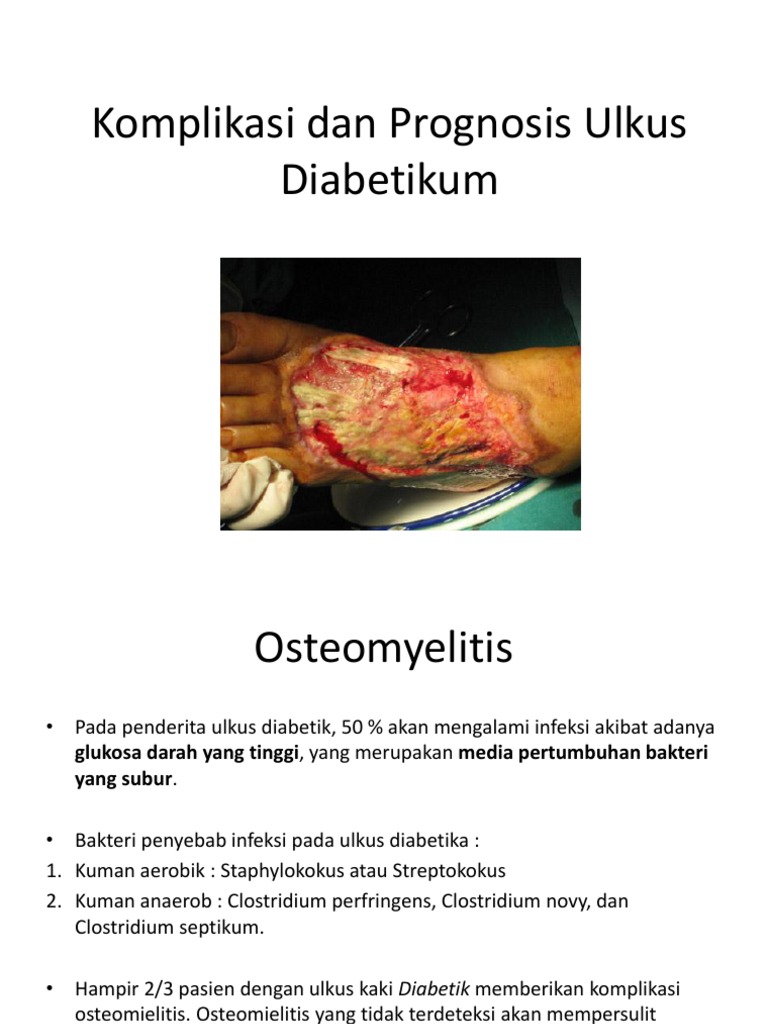 Komplikasi Dan Prognosis Ulkus Diabetikum | PDF