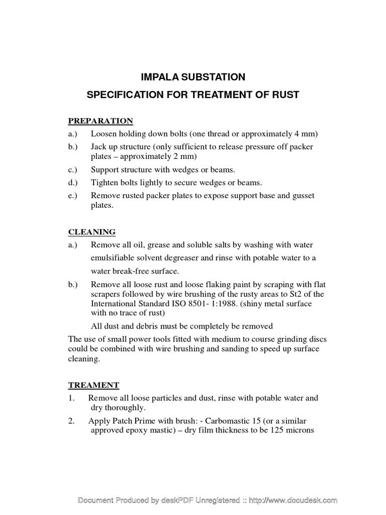 Rust Specification | PDF | Galvanization | Rust