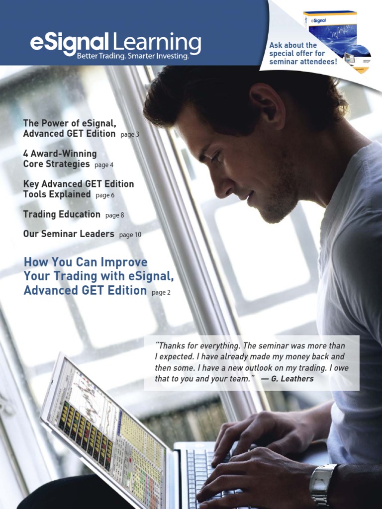 ESIGNAL Brochure | Download Free PDF | Technical Analysis | Day Trading