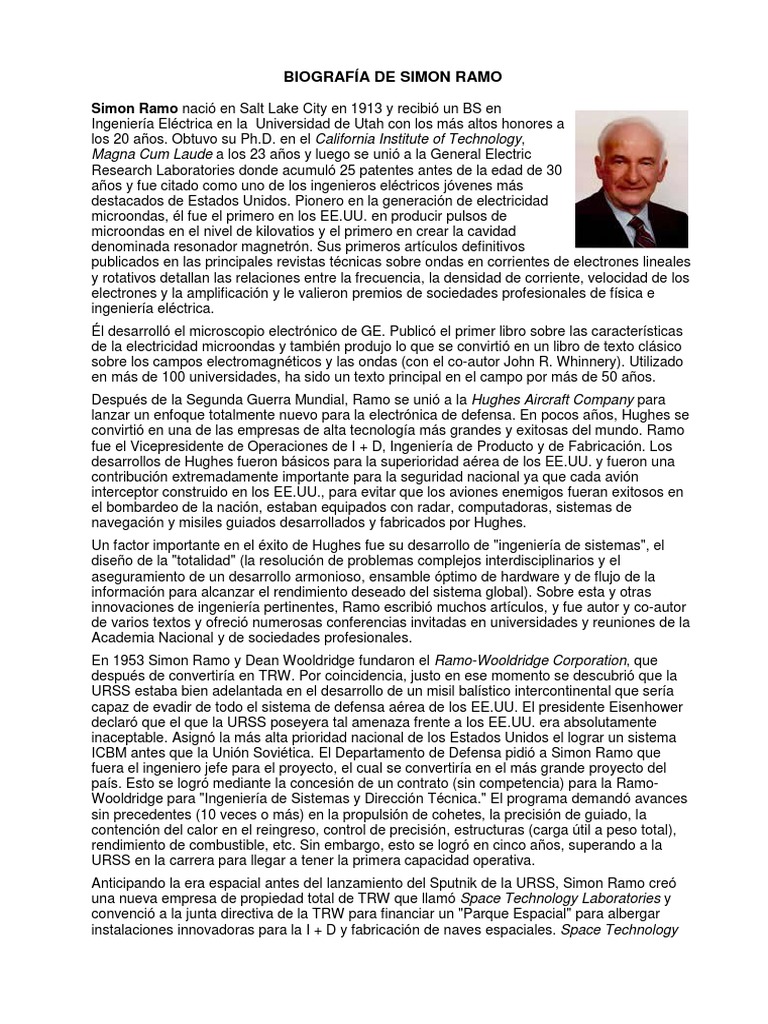 Innovador de la Ingeniería y Defensa | PDF | Misil balístico ...