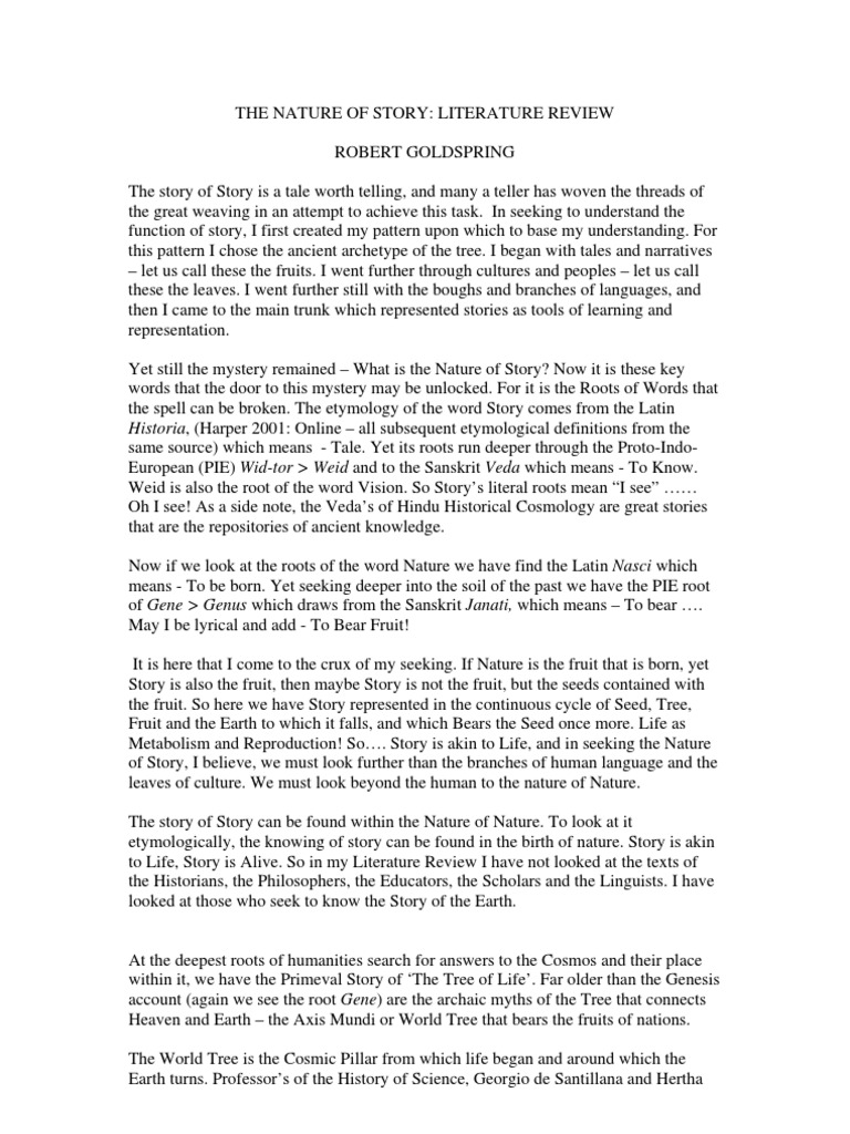 The Nature of Story | PDF | Storytelling | World View