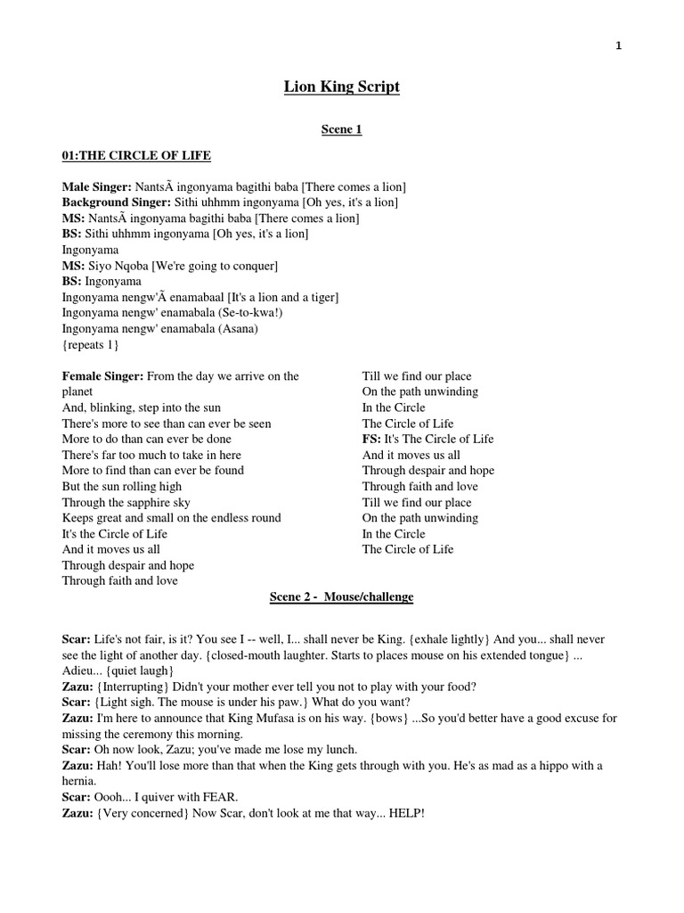 Script | PDF | Nature