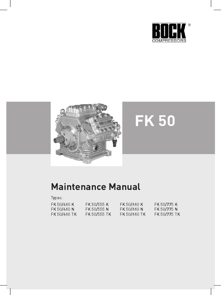 FK 50 WHB - Low - GB | Download Free PDF | Gas Compressor | Valve