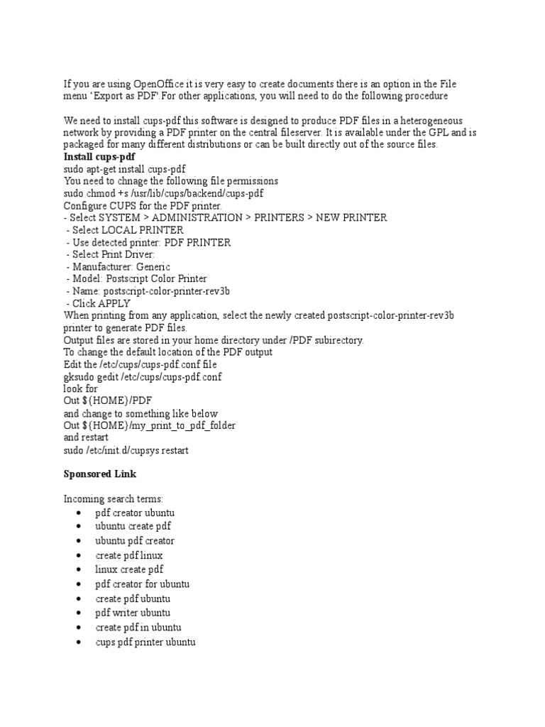 A Step-by-Step Guide to Creating PDF Documents from Any Application in ...
