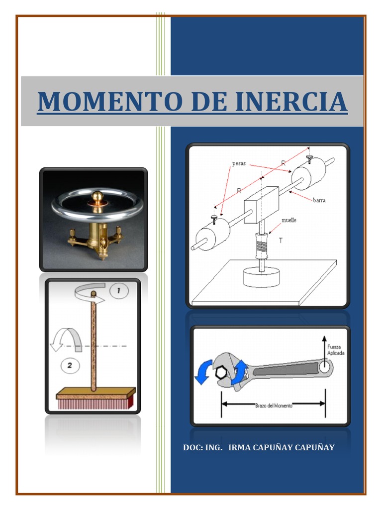 Momento de Inercia Terminado | Integral | Motion (Physics)