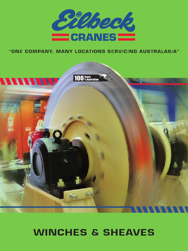 Eilbeck Catalogue 2013 Winches | PDF | Belt (Mechanical) | Manufactured ...