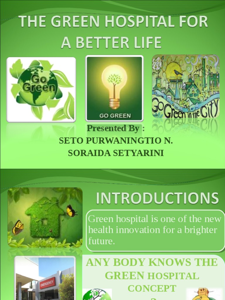 Green Hospital Concept for Indonesia | PDF | Hospital | Lighting