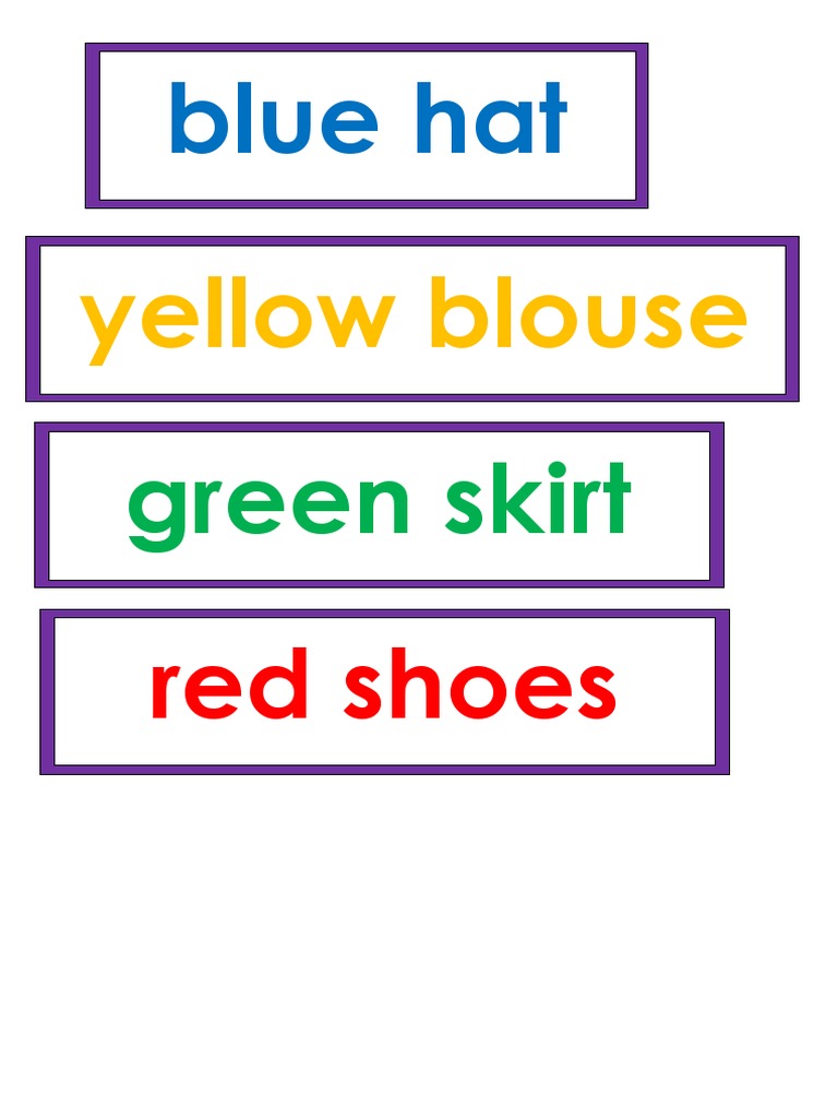 Colorful Outfit Combinations Guide | PDF