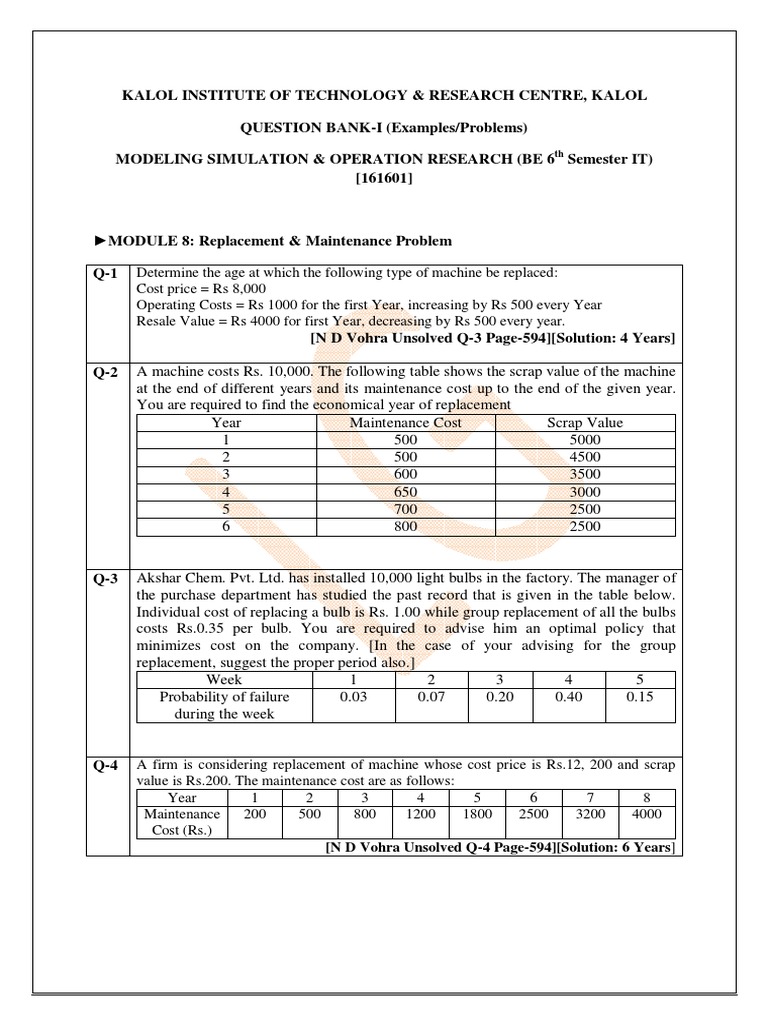 Msor QB1 | PDF | Linear Programming | Mathematical Optimization
