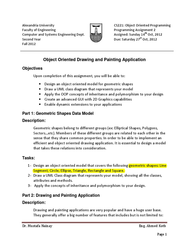 Assignment 2 Pdf Object Oriented Programming Object Computer 0970