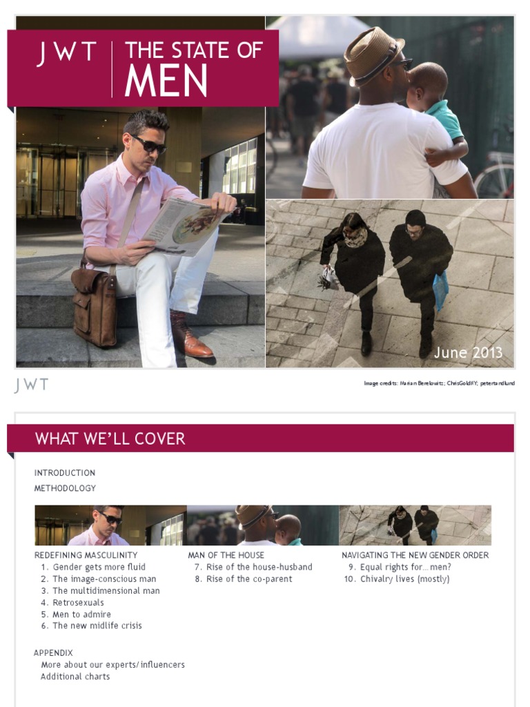 The New State of Men (JWT Research) | PDF | Gender Role | Masculinity