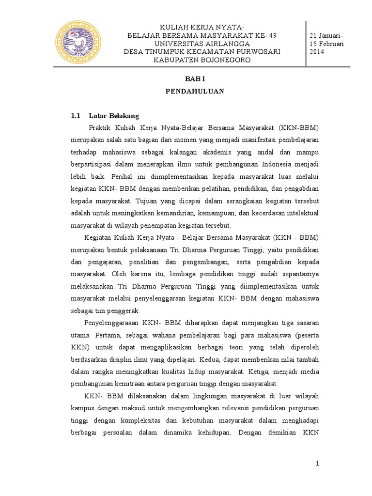 Proposal LPPM Desa Tinumpuk | PDF