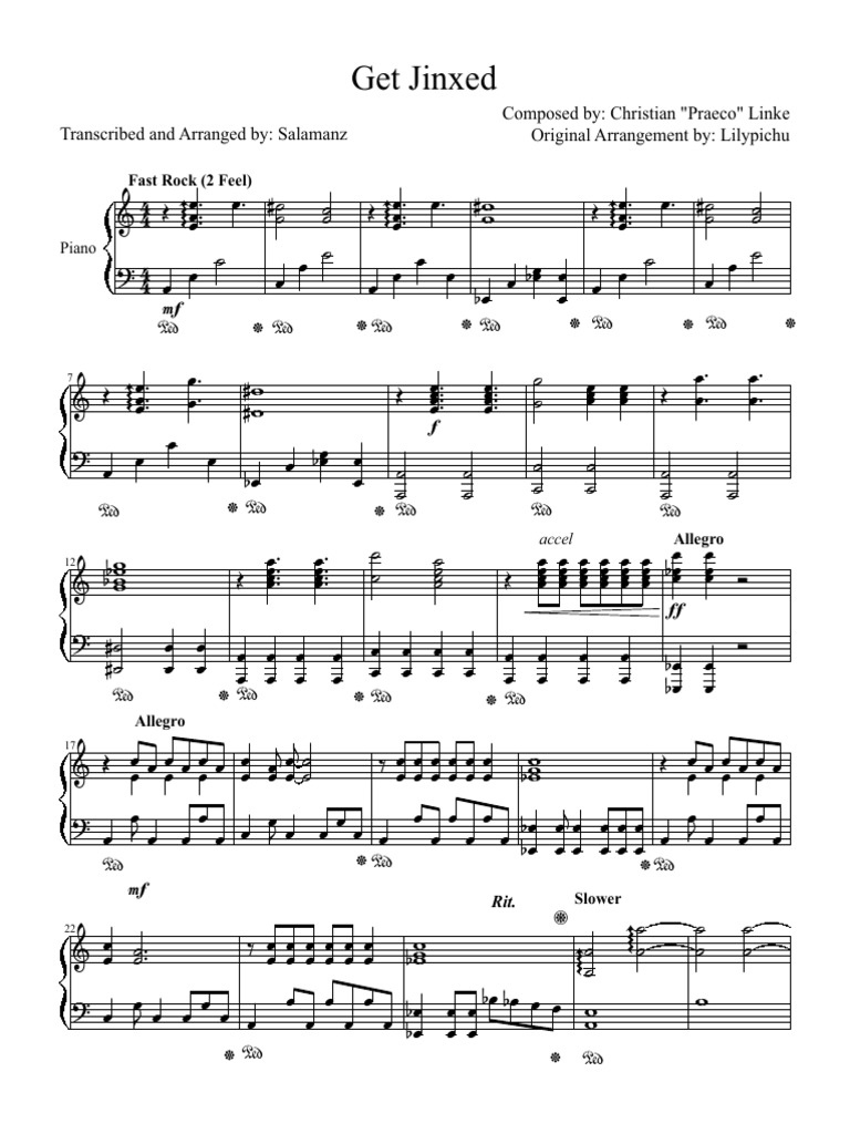 Lilypichu - Get Jinxed (Arrangement) | PDF | Musical Forms | Classical ...