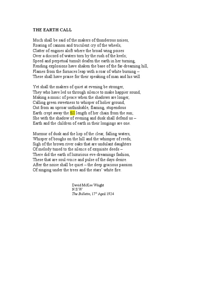 Earth Call The | PDF | Art
