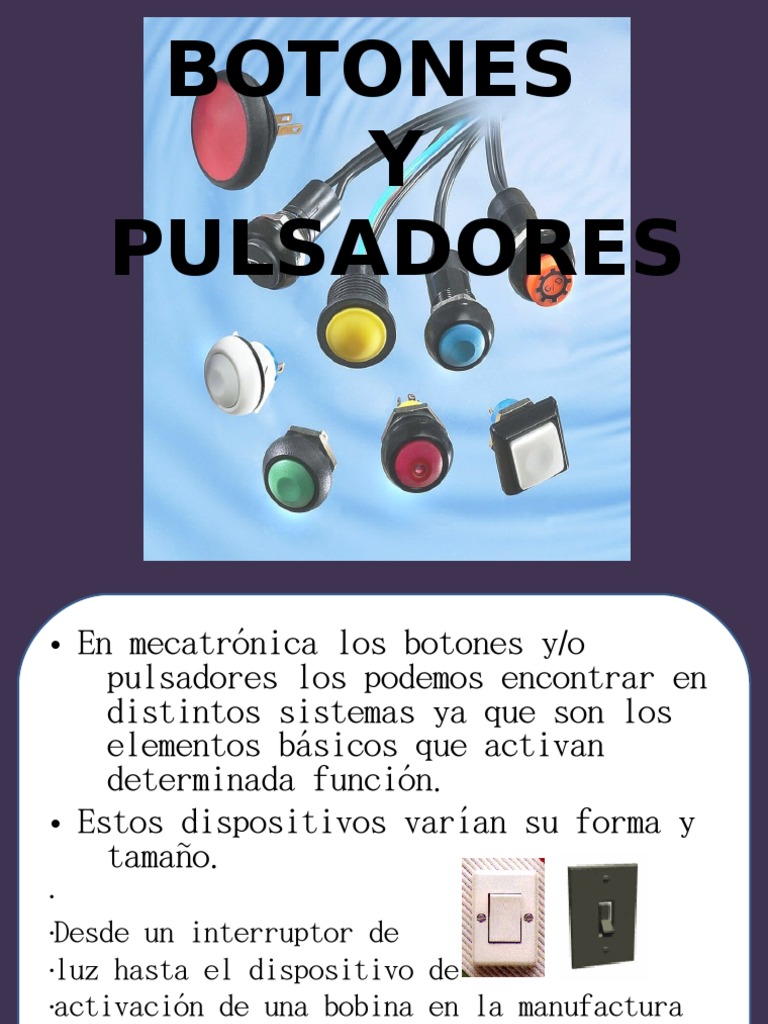 BOTONES | PDF | Equipo | Electrónica