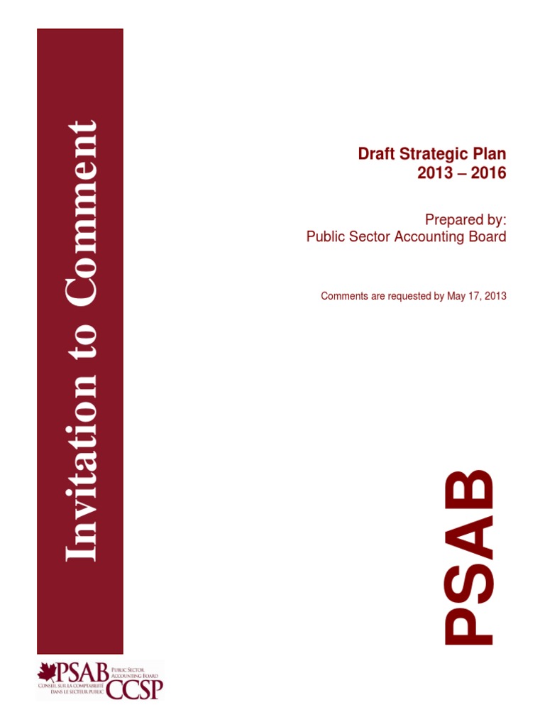 2013-05 Draft Strategic Plan | PDF | Accounting | Strategic Management