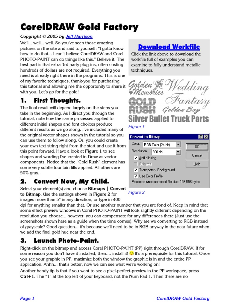 CorelDRAW Gold Factoy | PDF | Yellow | Rgb Color Model