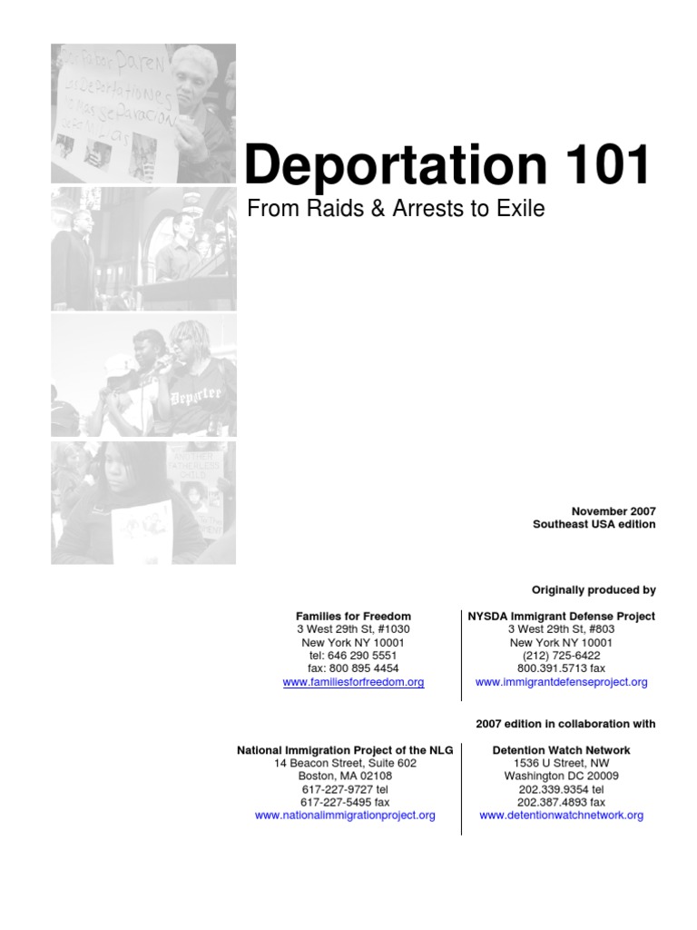 Deportion101 Curriculum | PDF | Aggravated Felony | U.S. Immigration ...