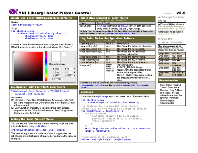 Color Picker | PDF | Software Engineering | Software