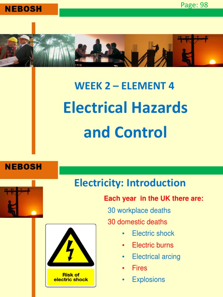 IGC2 Elem 4 (Electrical Hazards and Controls) | PDF | Electric Current ...