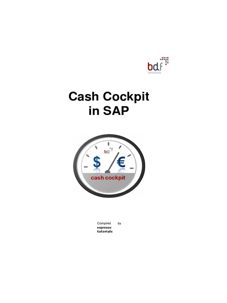 SAP Cash Cockpit Manual | PDF | Financial Transaction | Banks